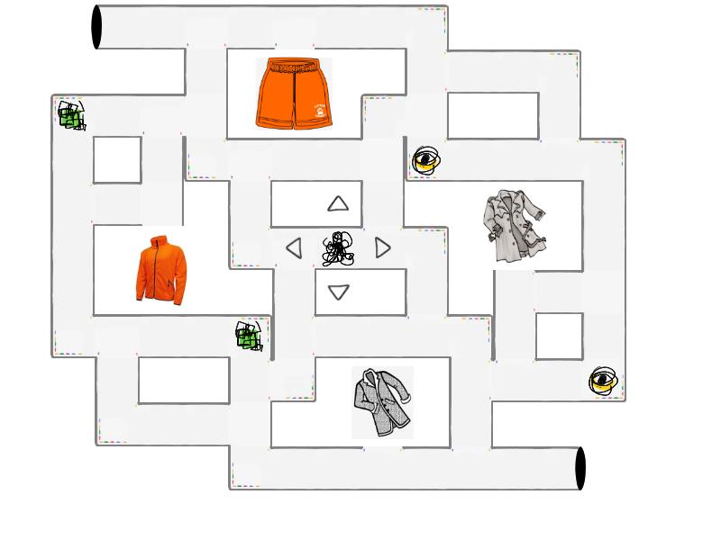 Clothes Description Maze - Maze chase