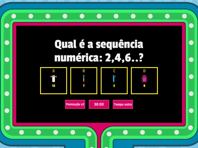 Matemática - Gameshow quiz