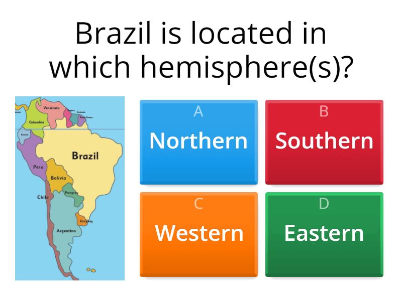 Geography of Brazil - retrieval - Quiz