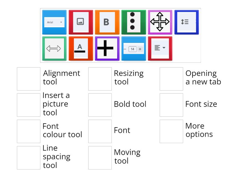 Google screen icons matching exercise - Une las parejas