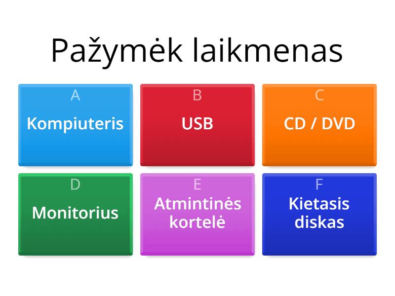 Laikmenos - Quiz
