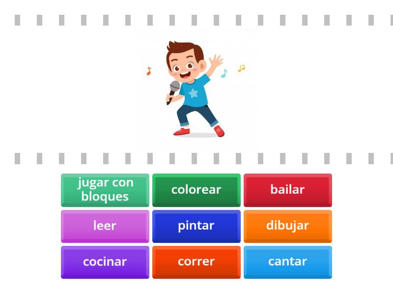 Colega1 Unidad 3 los verbos - Find the match