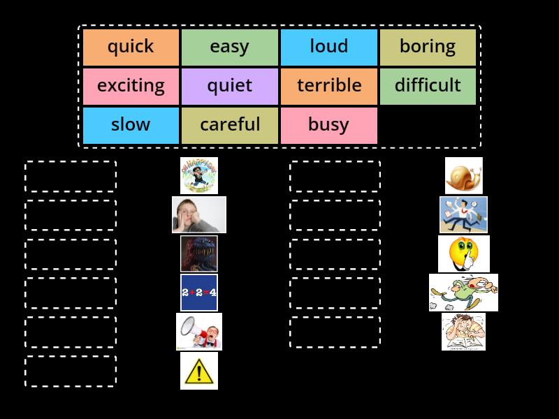 movers_adjectives - Match up