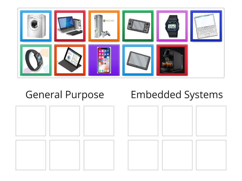 Embedded Systems vs General Purpose - Group sort