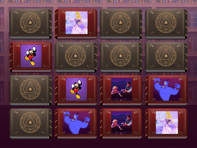 Ήρωες της Disney - Matching pairs