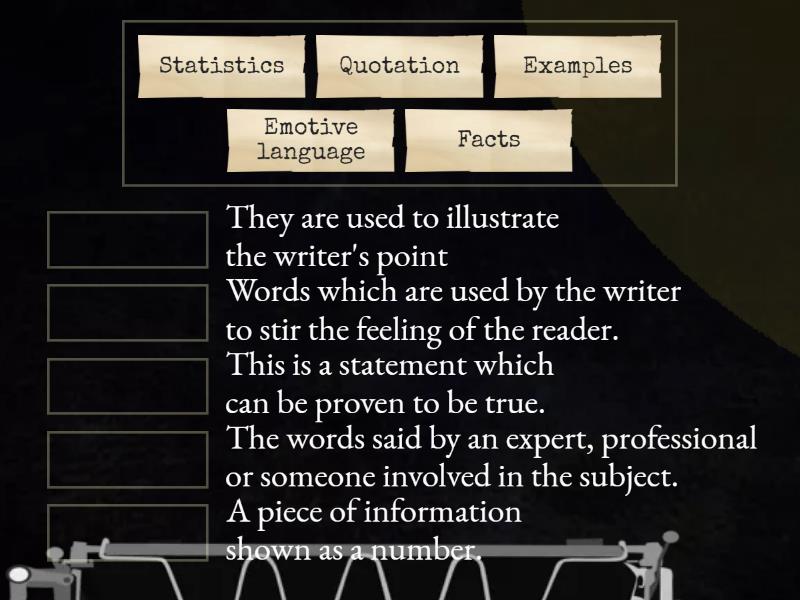 Techniques - Match up