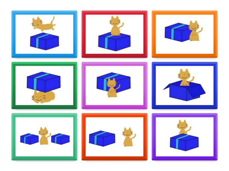 Prepositions of place 2 - Flip tiles