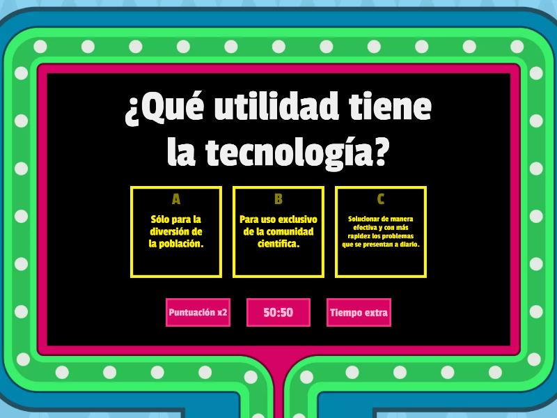 Ciencia y Tecnología - Gameshow quiz