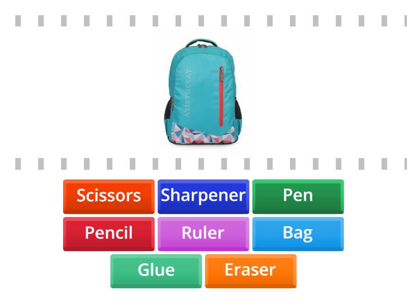 school objects 2 - Find the match