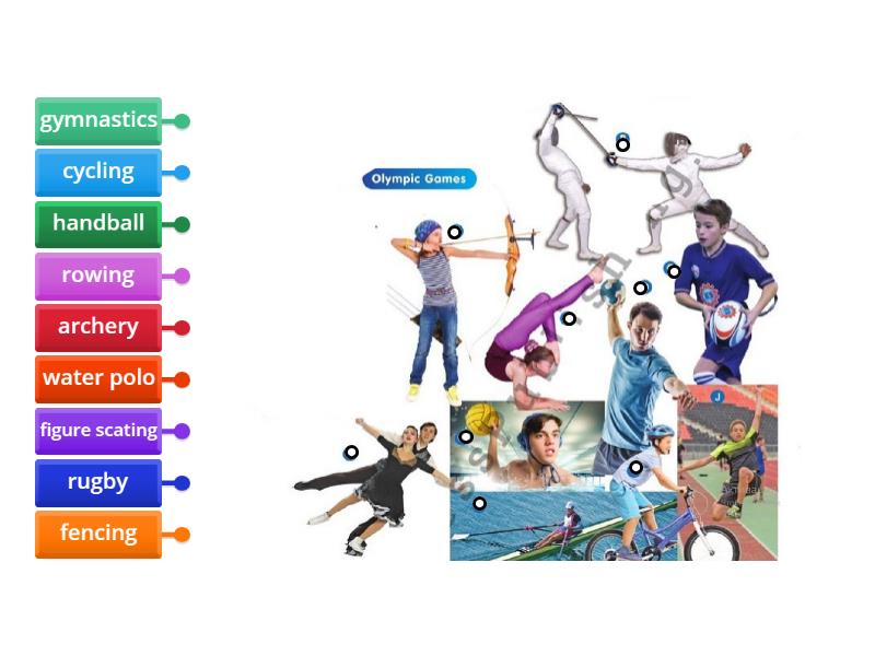 Olympic Games grade 4 exel - Labelled diagram