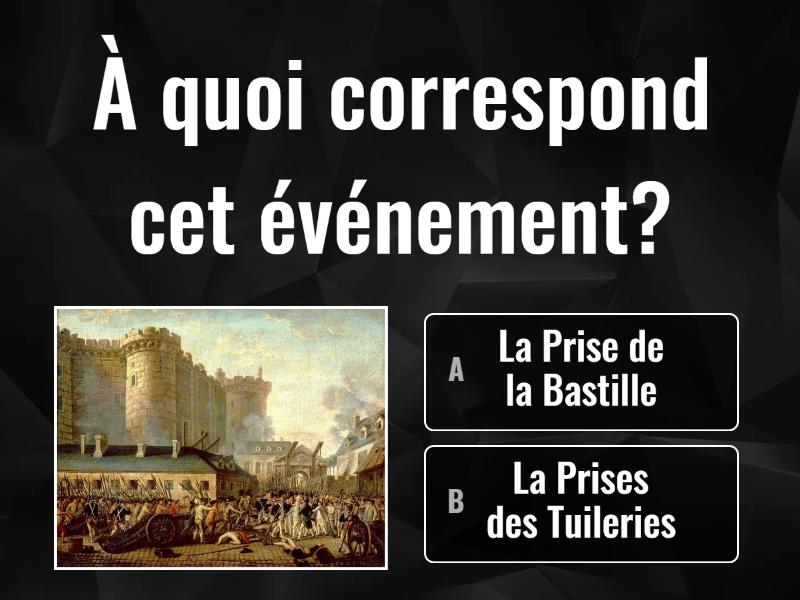 La Révolution française - Quiz