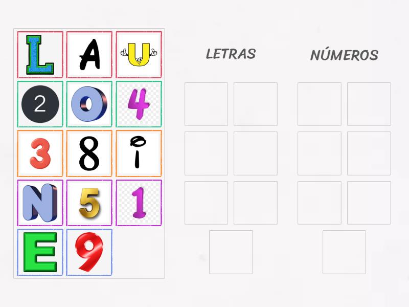 separar las letras y los números - Group sort
