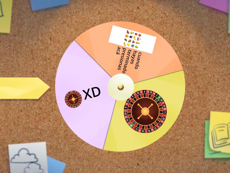 Ruleta de frutas - Random wheel