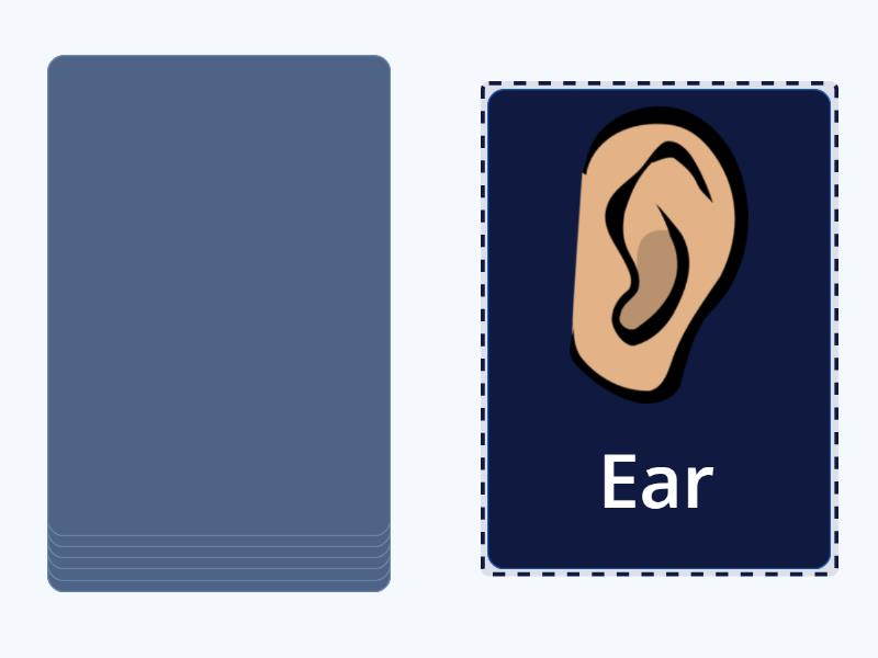 Letter Ee cards - Speaking cards