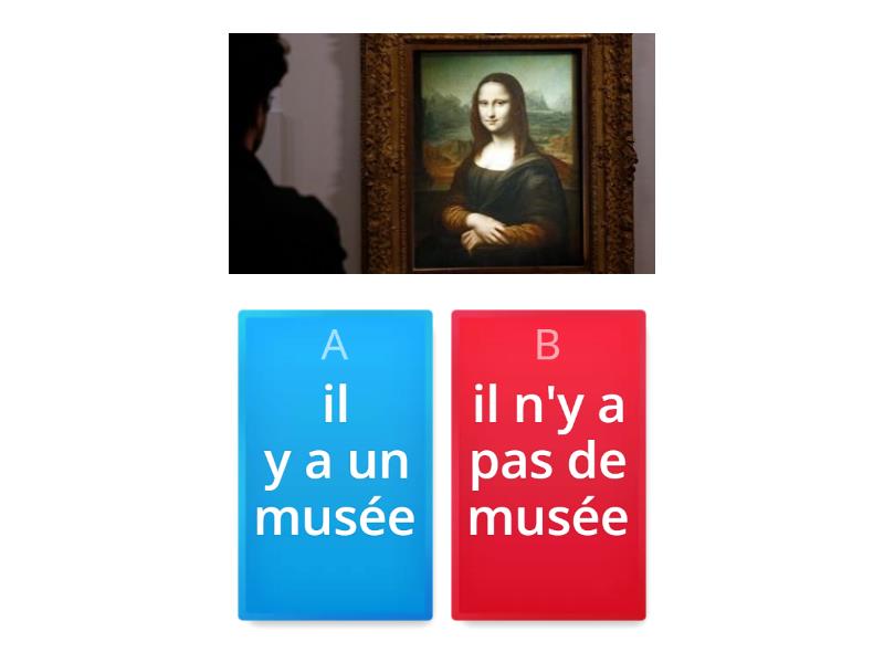 il y a / il n'y a pas de... - Quiz