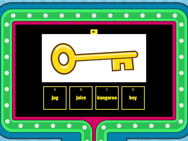Family and friends 1 - Unit 4 - Phonics - Gameshow quiz