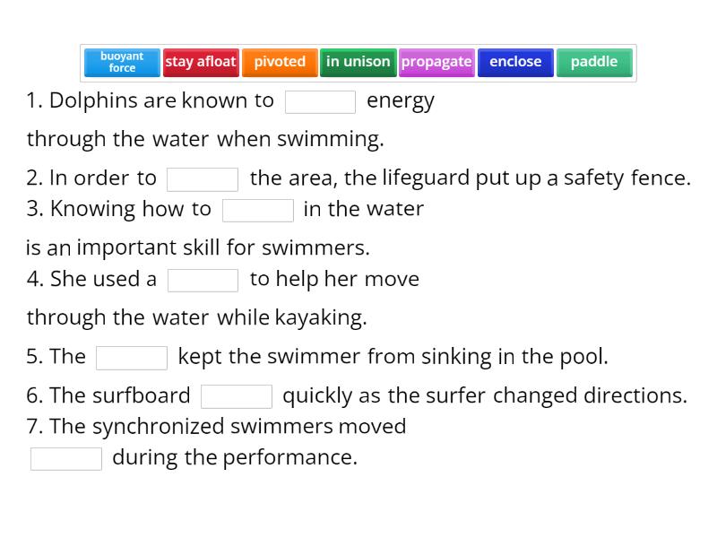 Physics of surfing. Ted Video. - Complete the sentence