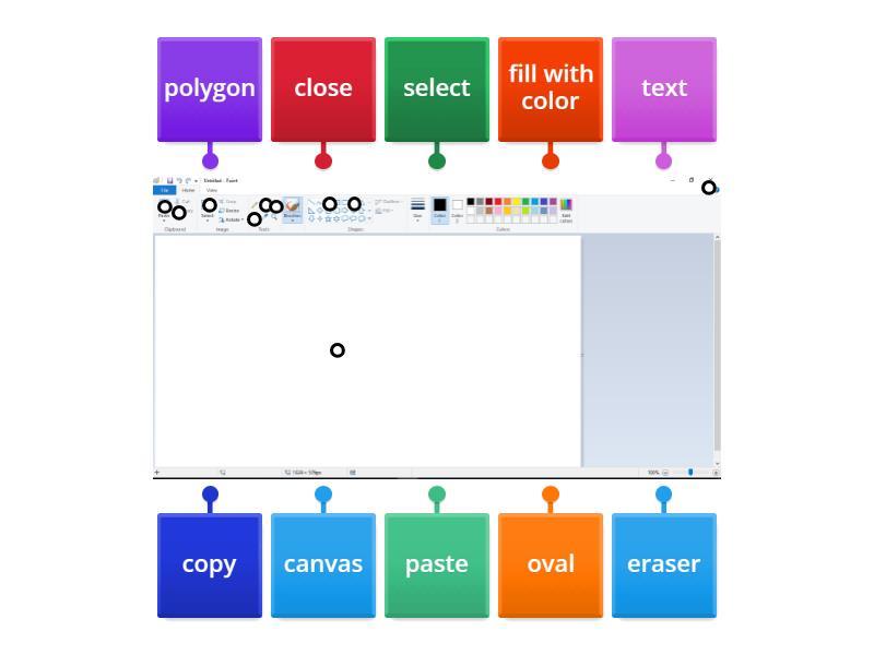 ICON PAINT - Kelas 2 - Labelled diagram