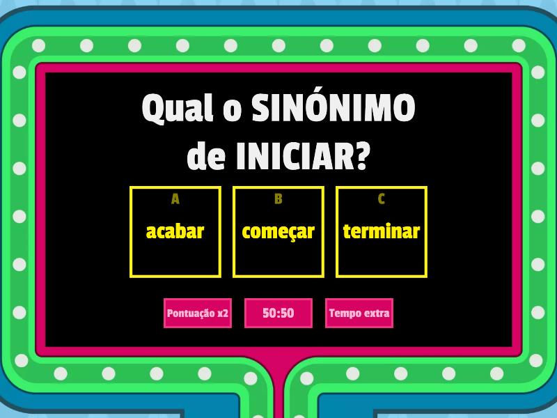 Sinónimos e Antónimos - Game show de TV