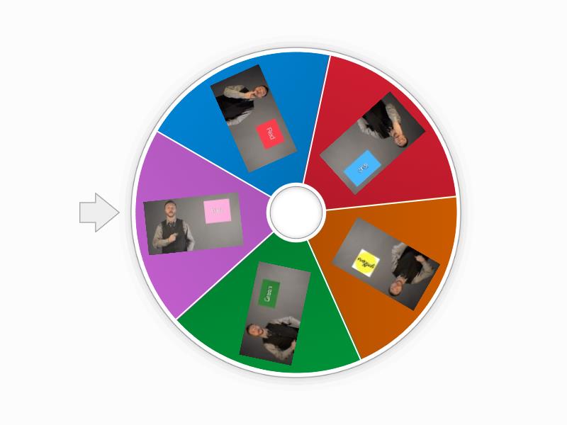 ASL Colors - Spin the wheel
