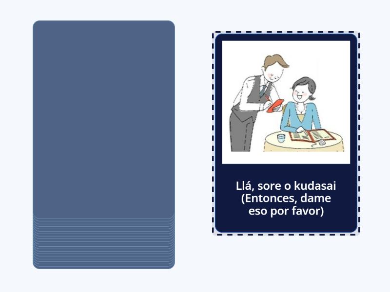 EN EL RESTAURANTE - Speaking cards