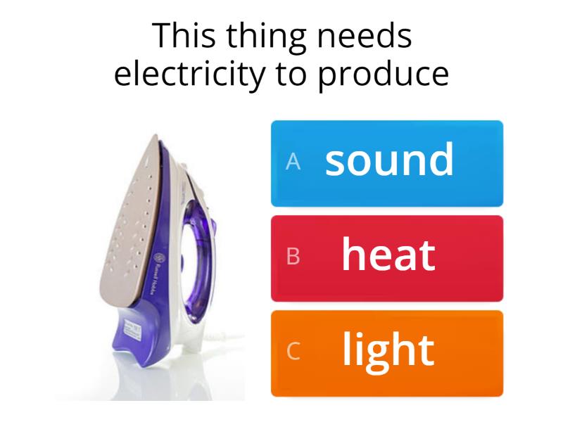 Why do they need electricity? - Quiz