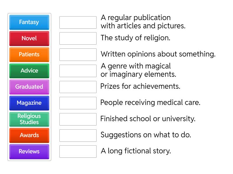 definition - Match up