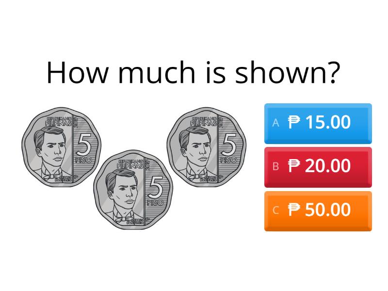 Addition of Philippine Money - Cuestionario