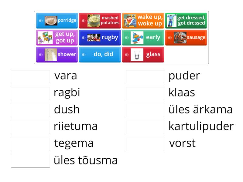 3a Lesson 39 - Match up
