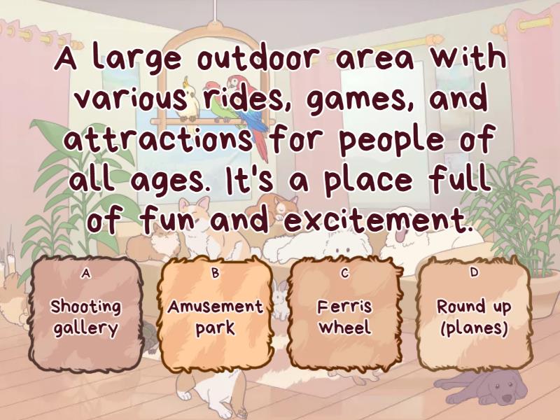 Amusement park - Quiz