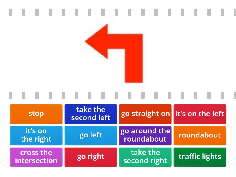 Giving directions match - Find the match