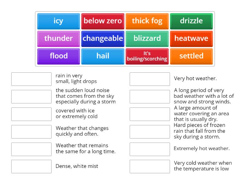 Weather upper - Match up