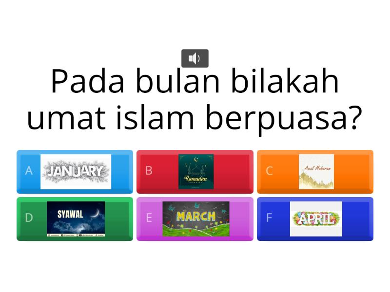 Kuiz Ramadhan part 1 - Quiz