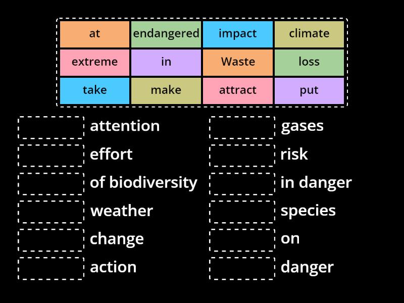 GRADE 10 - UNIT 9- COLLOCATIONS - Match up