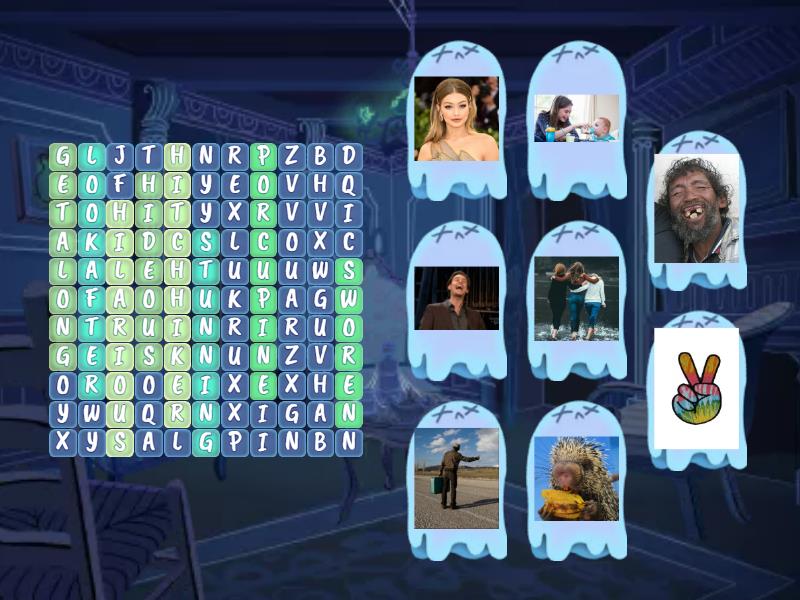 FIND THE WORD BASED ON THE PICTURE - Wordsearch