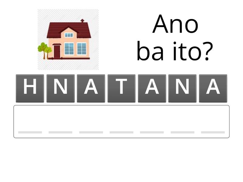 Guess the picture - Anagrama