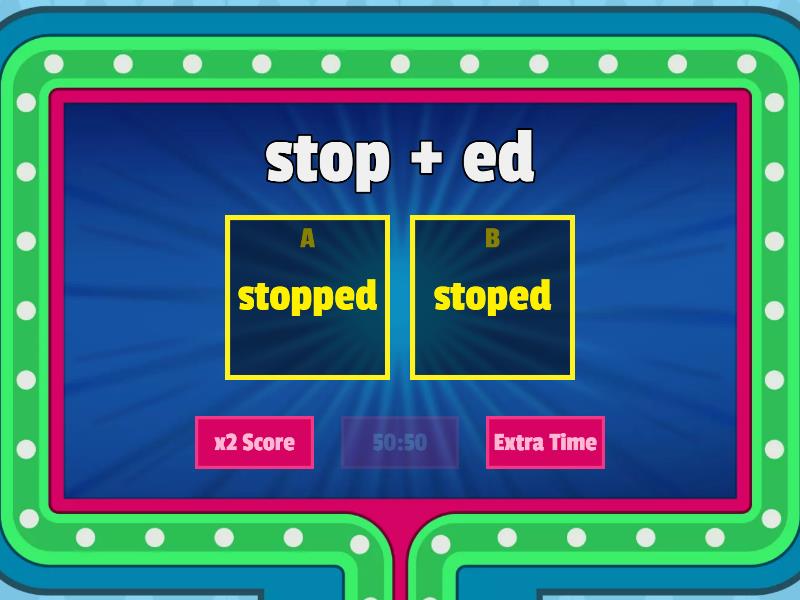Lesson 107 Doubling Rule and Inflectional Endings -ed and -ing ...