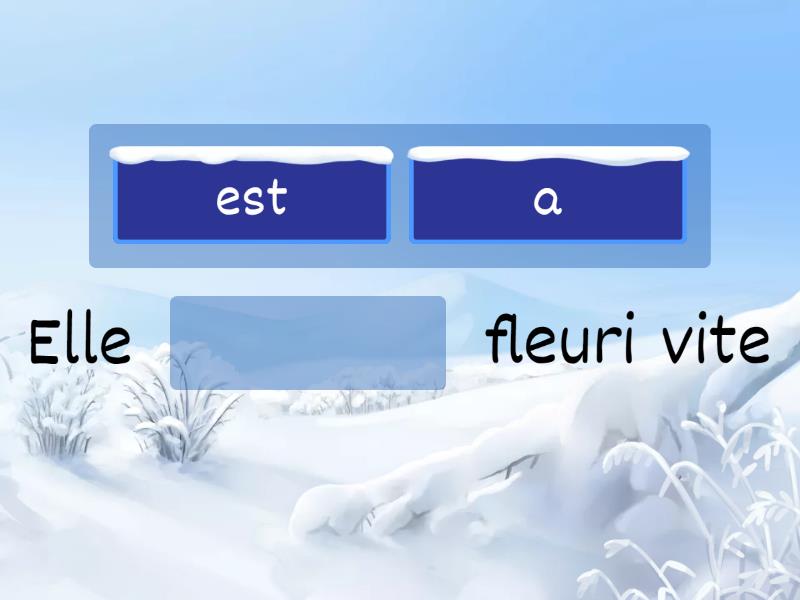 Le passé composé - Complete the sentence