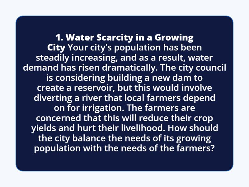 Water / problem-solving - Flash cards