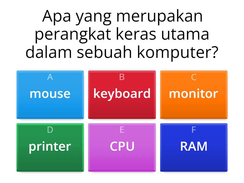 Jaringan komputer - Quiz