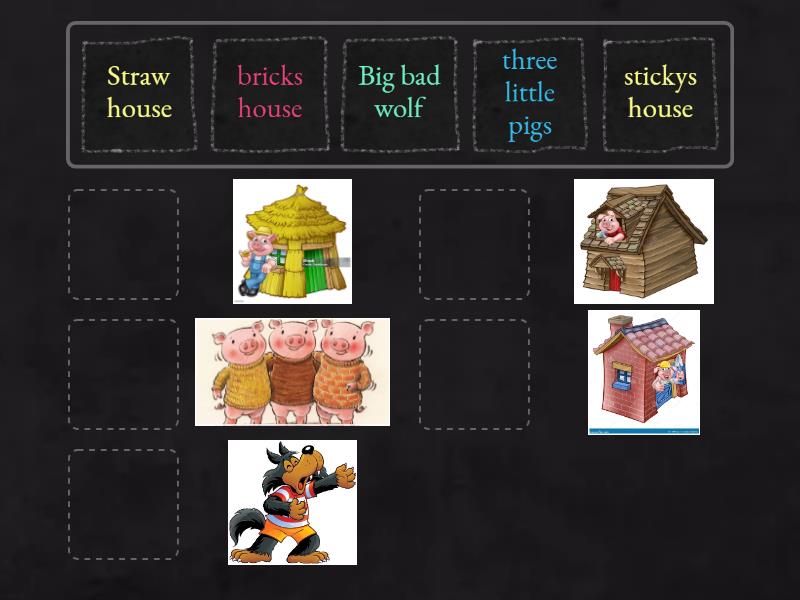 The three little pigs game! - Associação