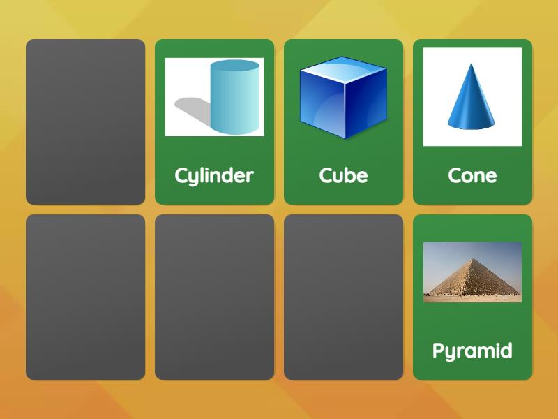 3D Shapes - Matching pairs