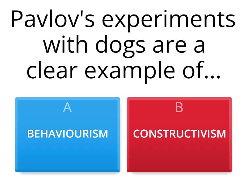 Behaviourims vs Constructivism - Quiz