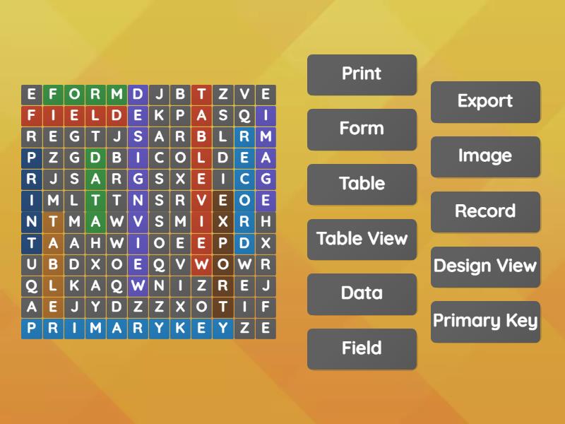 Database - Wordsearch