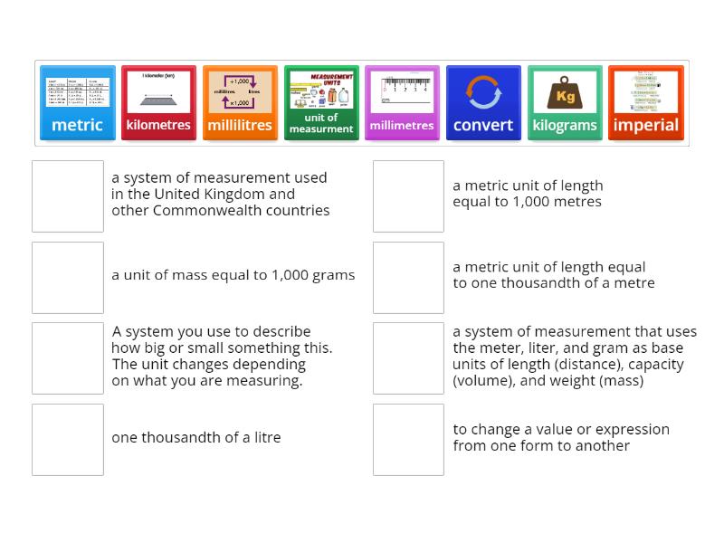 Converting Units - Match up