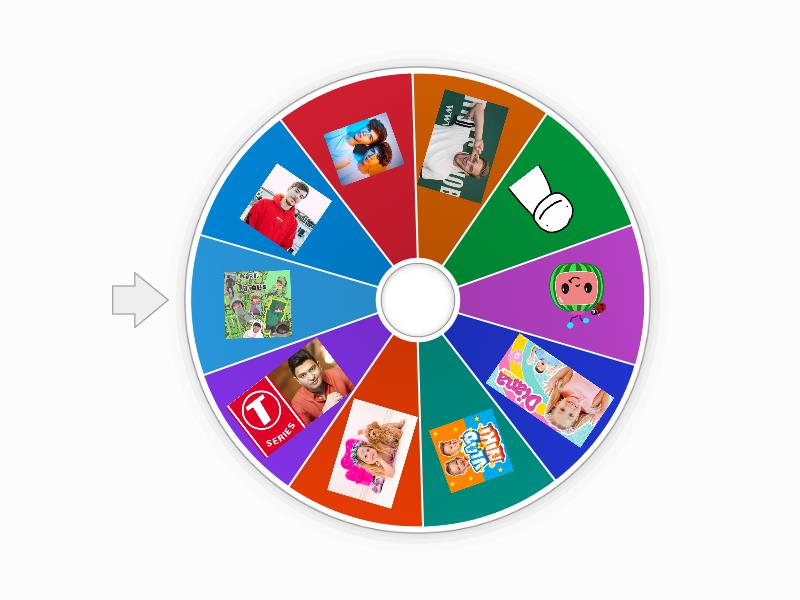YOUTUBER SPIN - Spin the wheel