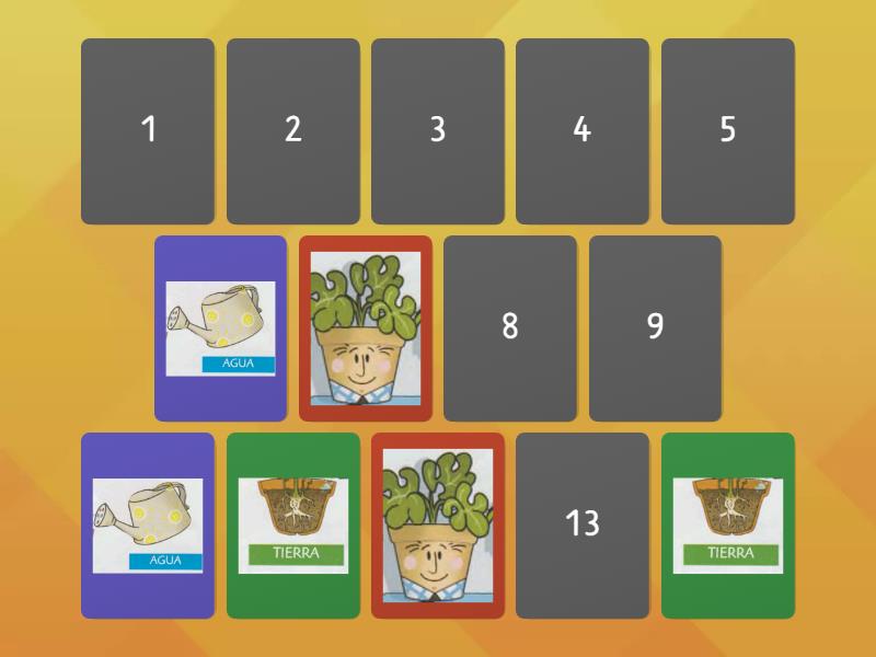 Plantas memory game - Combine os pares