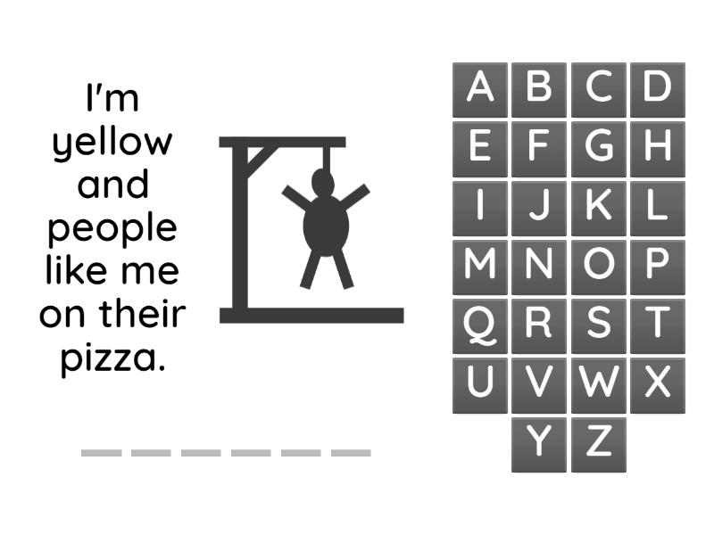 FOOD - Hangman
