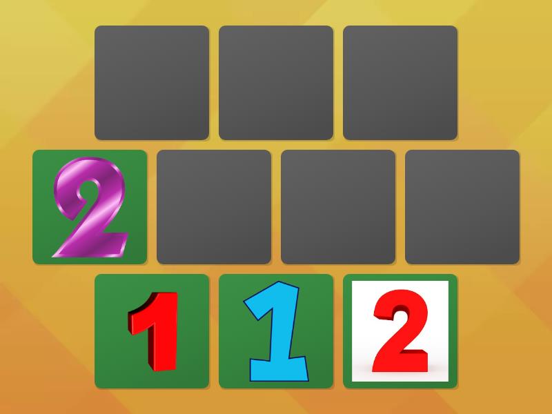 Counting 1-5 - Matching pairs