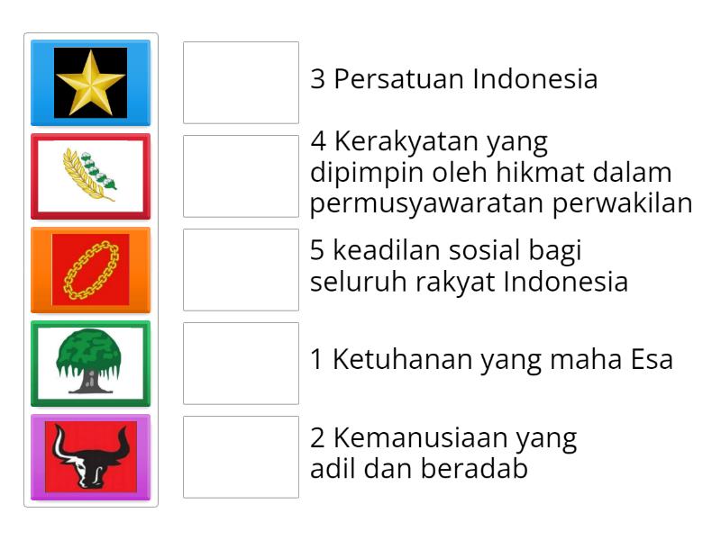 Mengenal Simbol Pancasila - Match up
